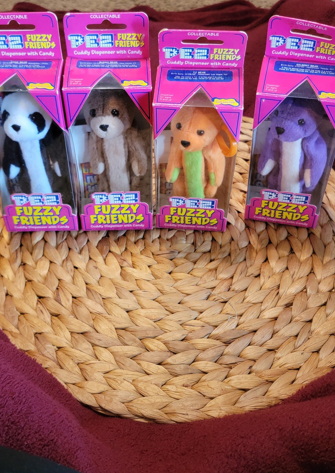 Fuzzy Friends Bear Pez Retired Set - Etsy