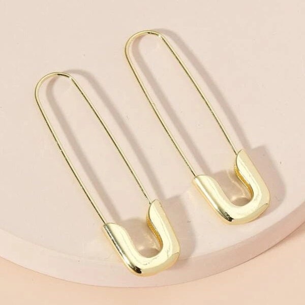 Gold Safety Pin - Etsy