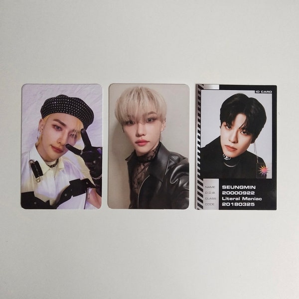 Stray Kids Official Photocards - Etsy