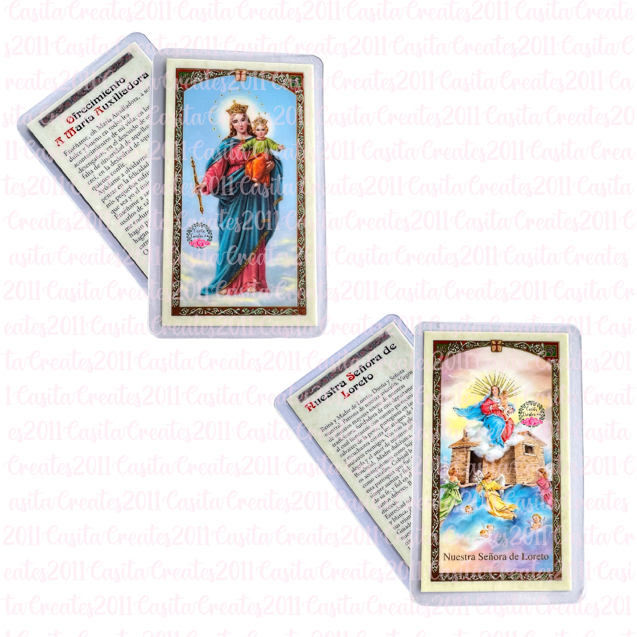 Tarjetas De Oración, Prayer Cards, Catholic Prayer Cards, Tarjetas ...