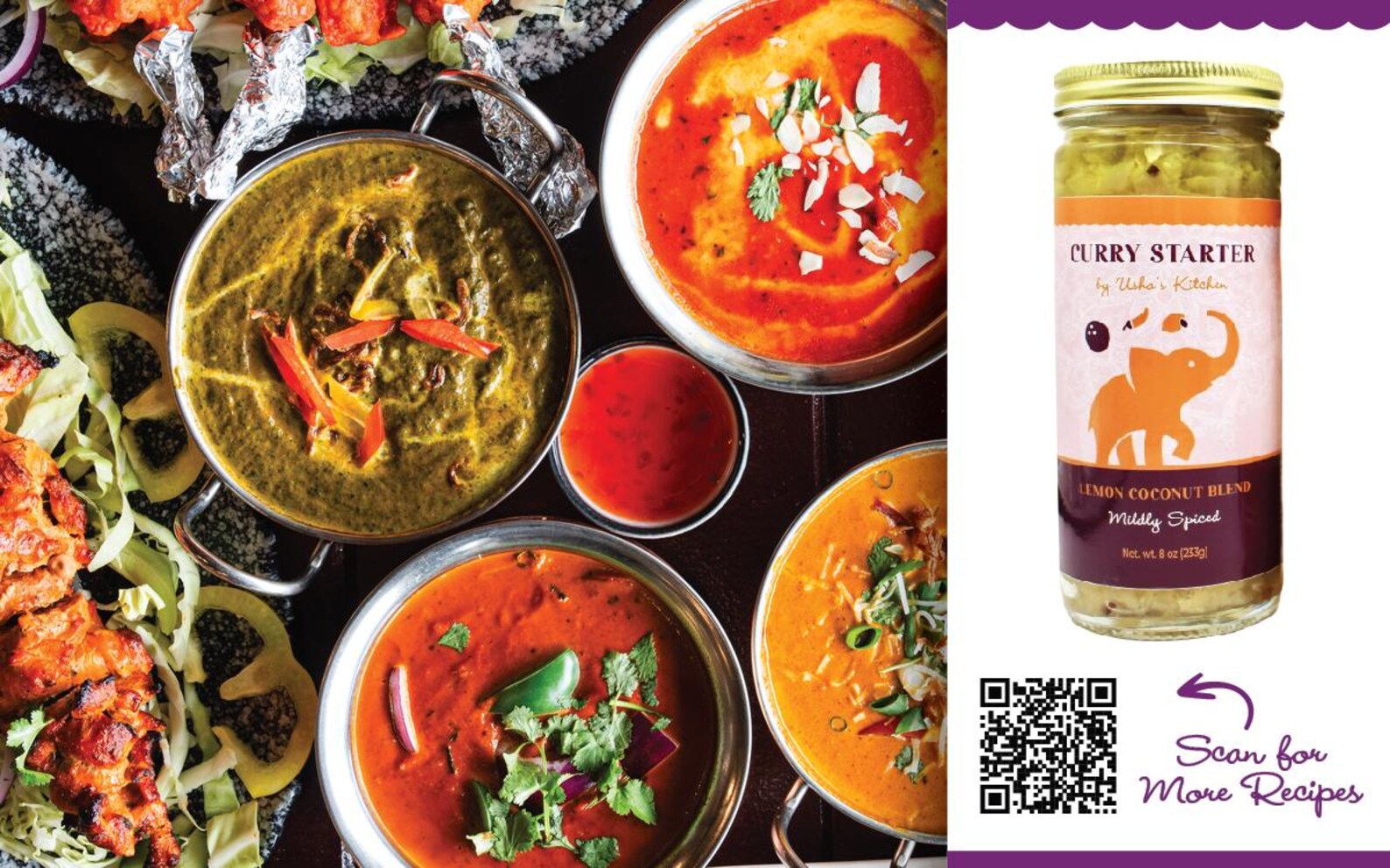 Curry Kit, Curry Starter Gift Box, Masala Spice Gift Box, Easy Tikka ...