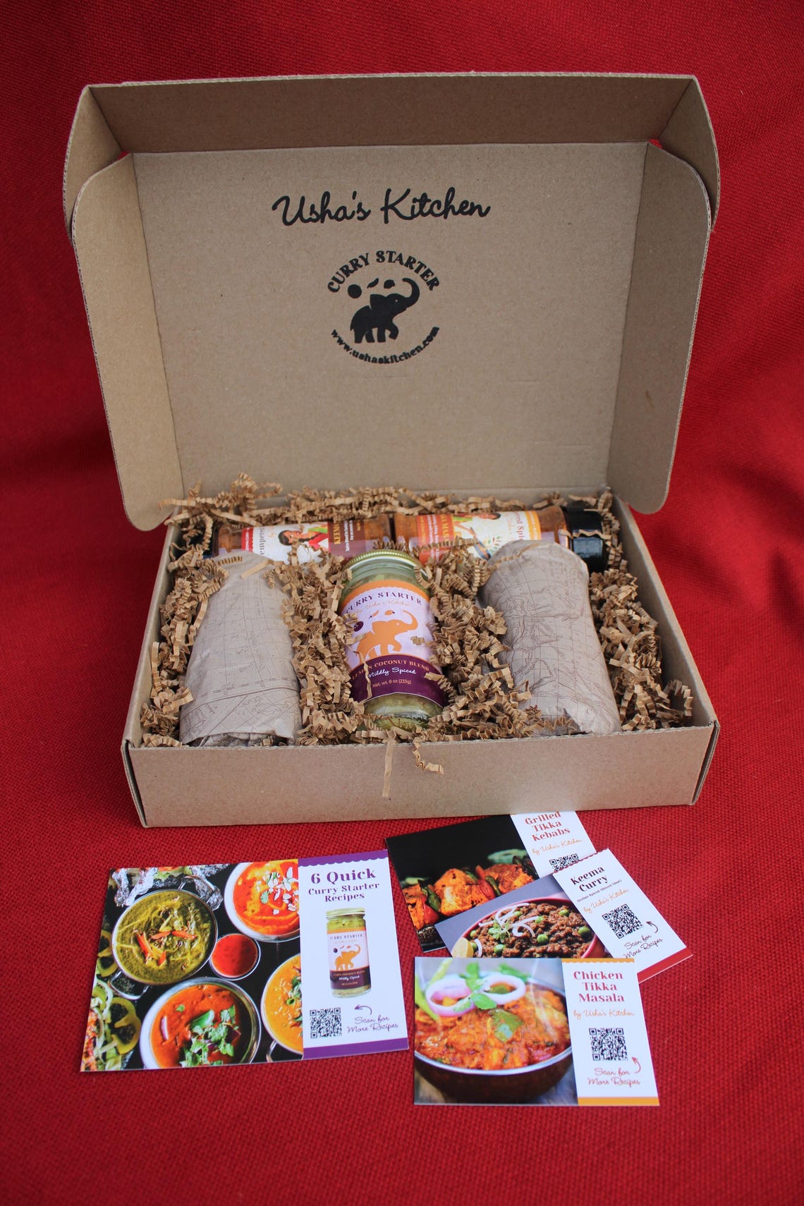 Curry Kit, Curry Starter Gift Box, Masala Spice Gift Box, Easy Tikka ...