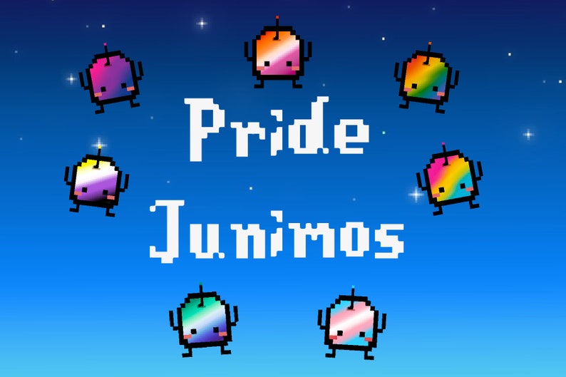 Pride Junimos From Stardew Valley | Twitch Emotes - Etsy