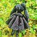 Gothic Bunny Crochet Pattern – Plush Goth Rabbit (digital PDF) - Etsy