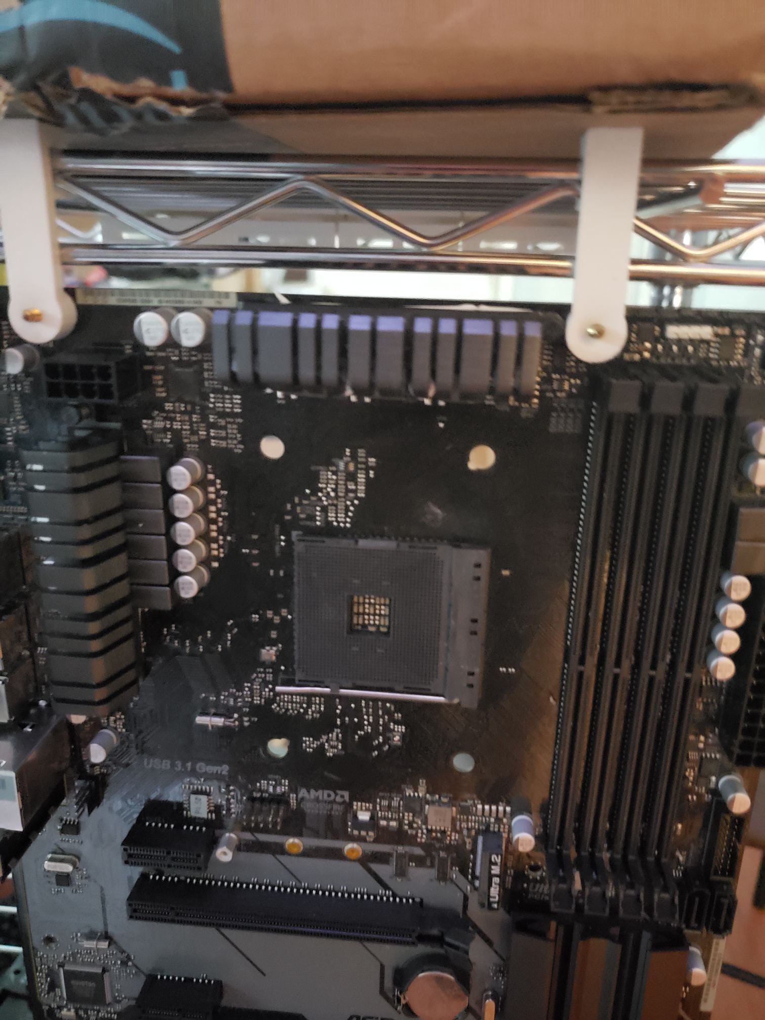 Wire Shelf GPU Hanger and Component Set - SALE - Etsy