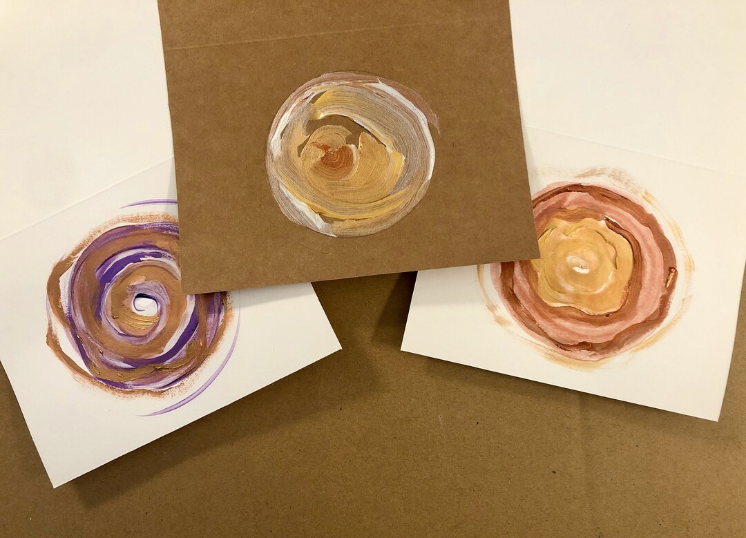 Hand-painted Art Note Card Set - Etsy