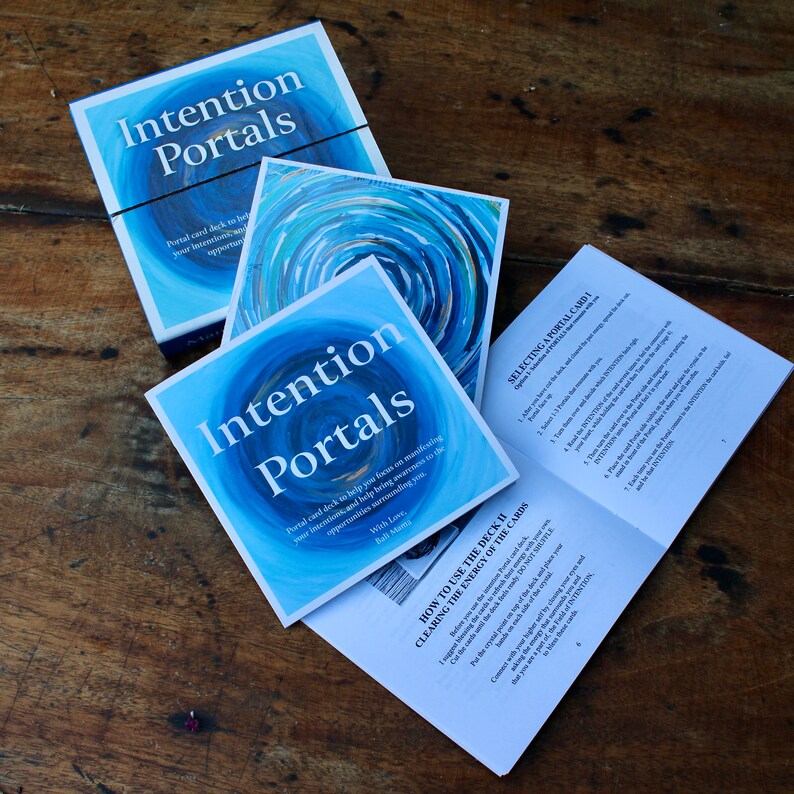 Intention Portal Cards | Oracle Deck | Manifesting Tool | Energy Deck ...