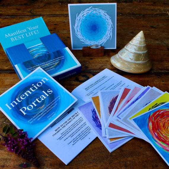 Intention Portal Cards Oracle Deck Manifesting Tool - Etsy