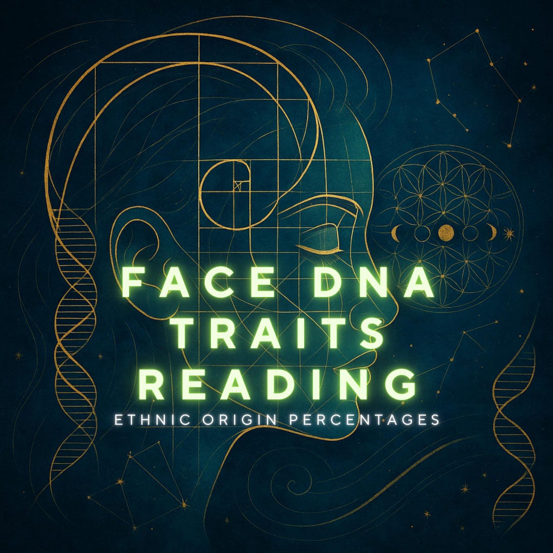 Face DNA Traits Reading: Ancestral Blueprint, Psychic Tarot (same-day ...