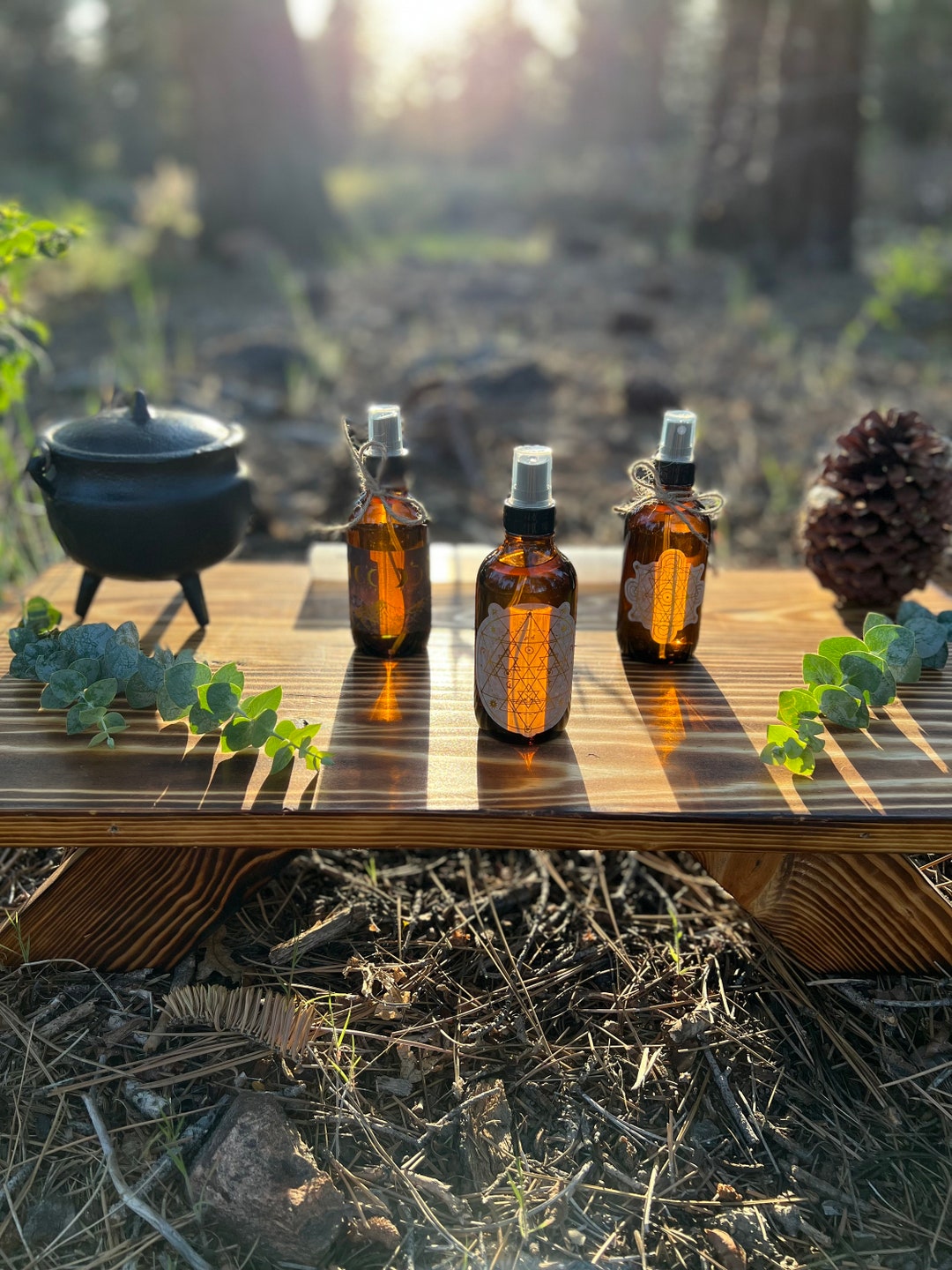 Charged Smudge Spray, Sacred, Negative Energy Clearing, Grounding ...