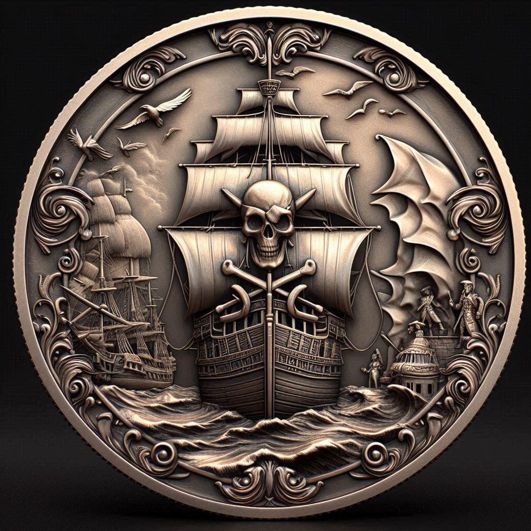 Pirate Ship 3d Laser Engraving Files - Etsy