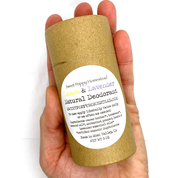 Zero Waste Deodorant - Etsy