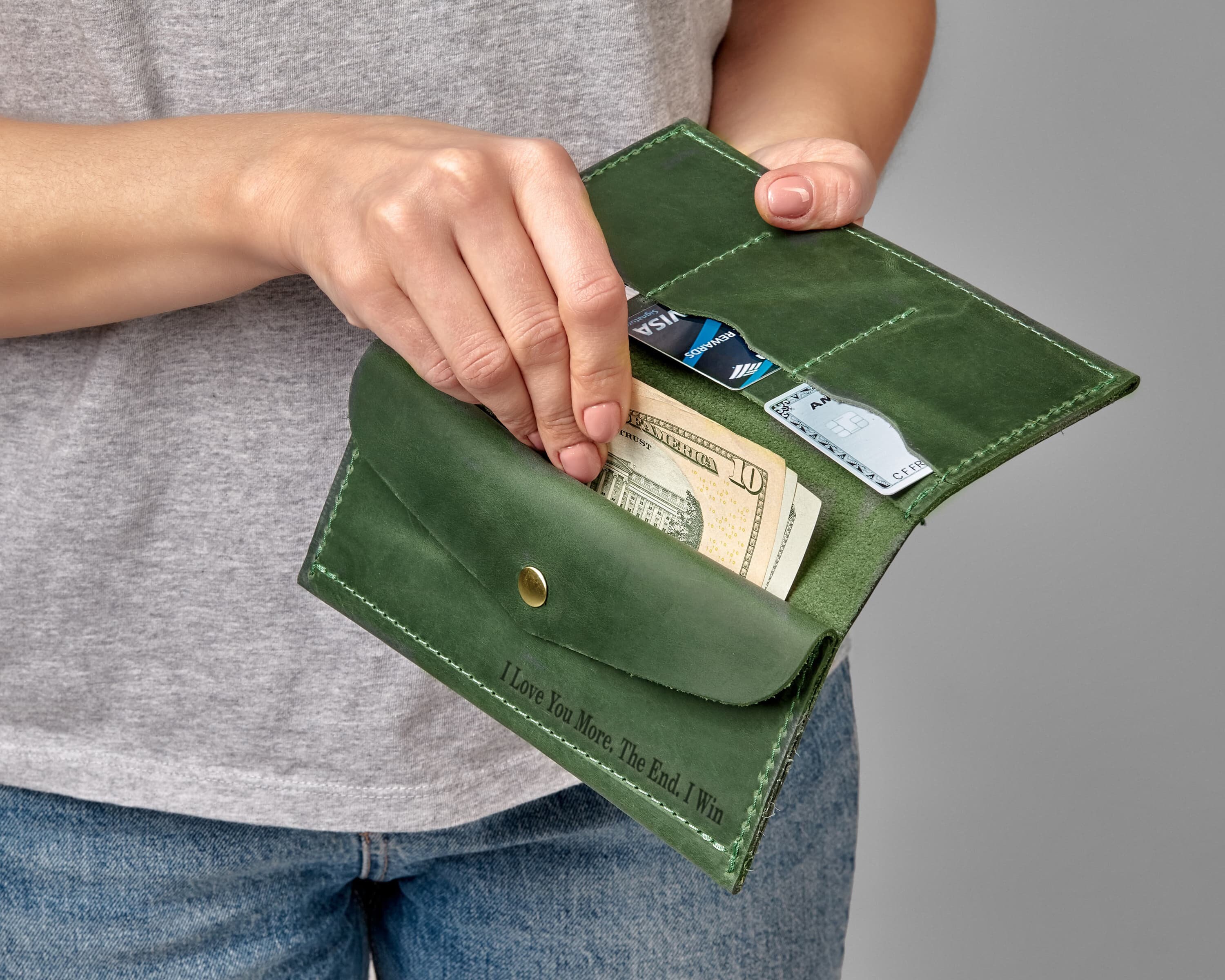 Personalized Leather Wallet Handmade Wallet Women's - Etsy