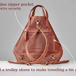 Leather Backpack, Mini Backpack, Leather Backpack Purse, Leather ...