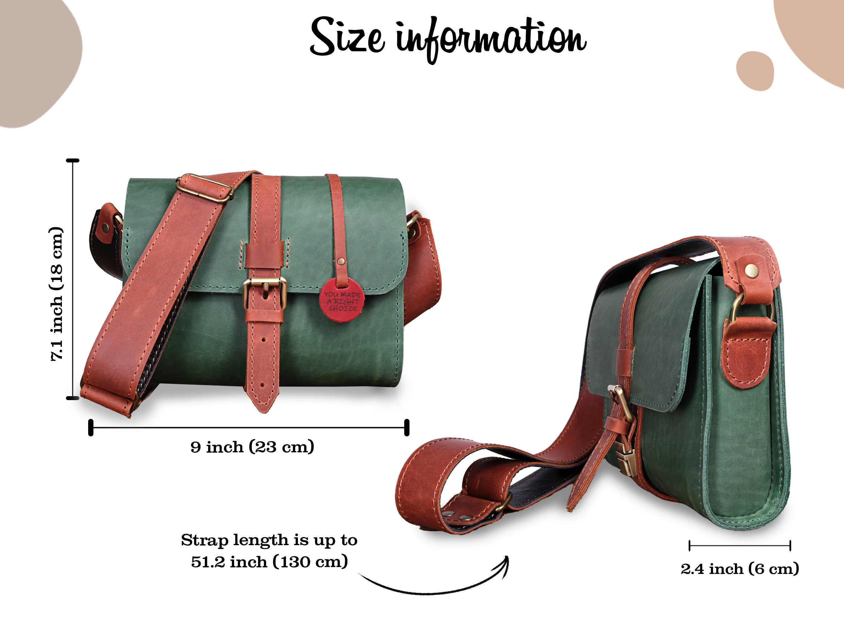 Leather Satchel for Women With Personalization, Small Crossbody ...
