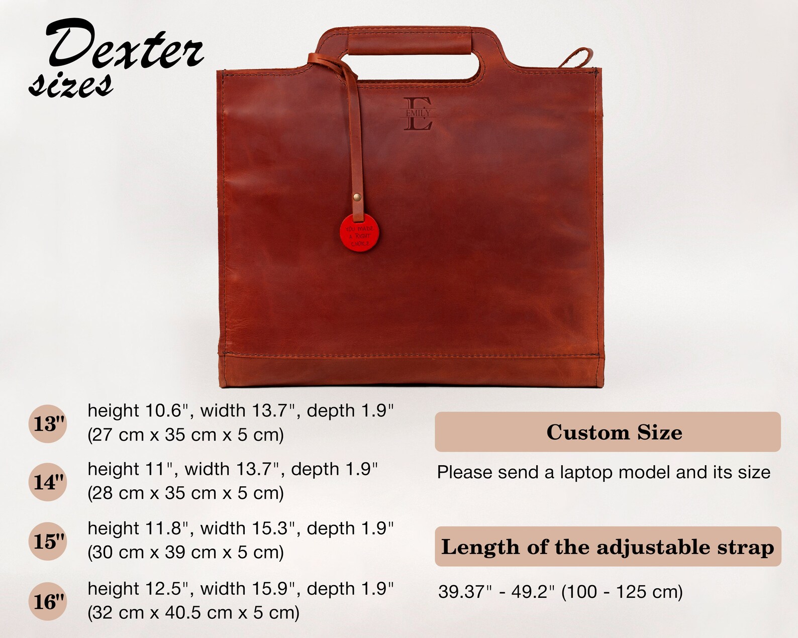 Custom Laptop Bag Personalized Laptop Bag Leather Laptop - Etsy