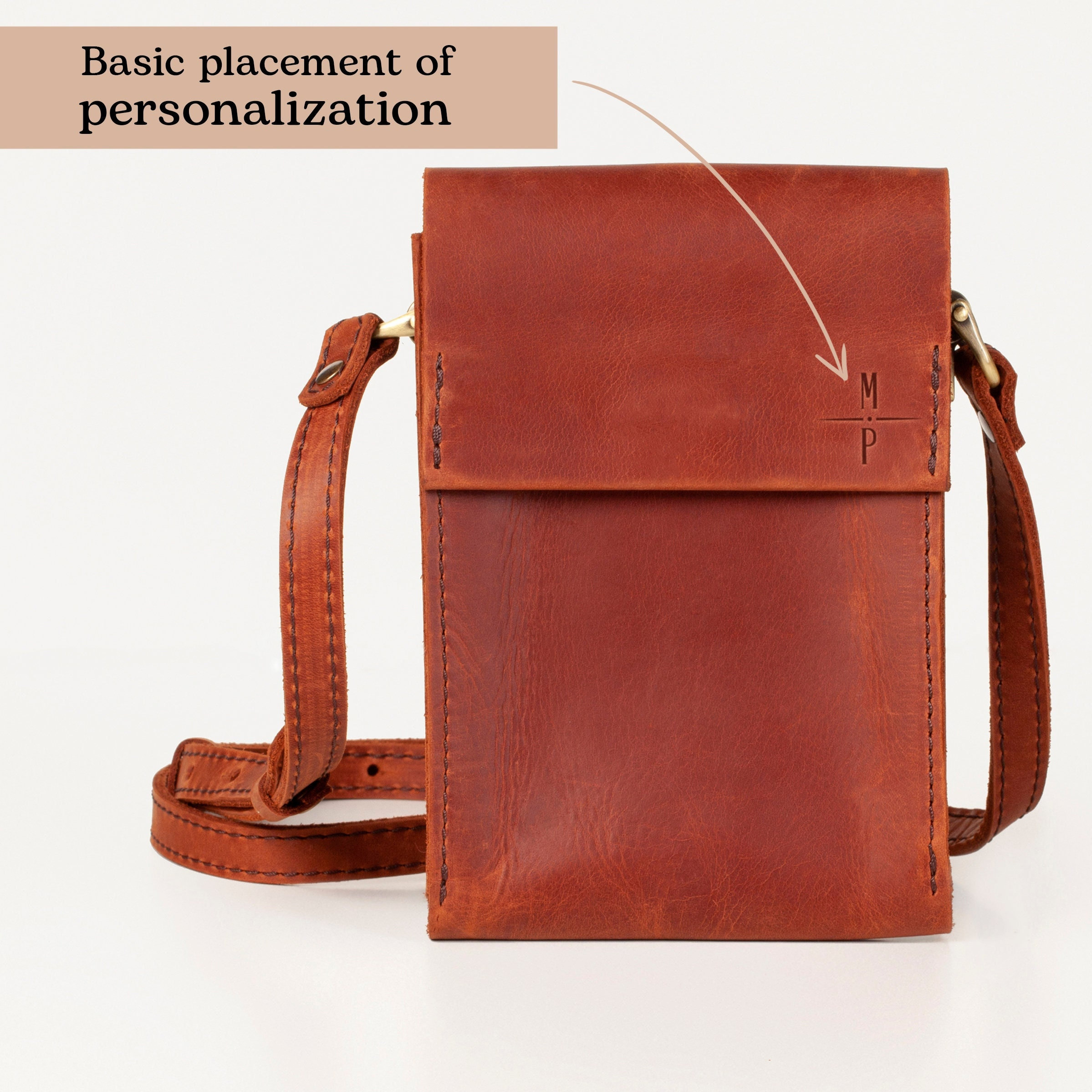 Crossbody Purse Cell Phone, Leather Smartphone Bag, Leather iPhone ...