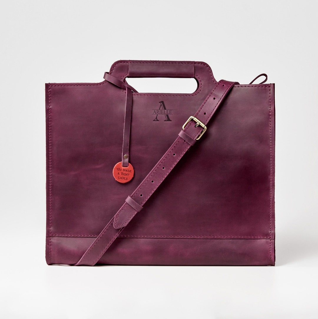 Personalized Laptop Bag, Leather Laptop Bag, 15 MacBook Bag, Leather ...