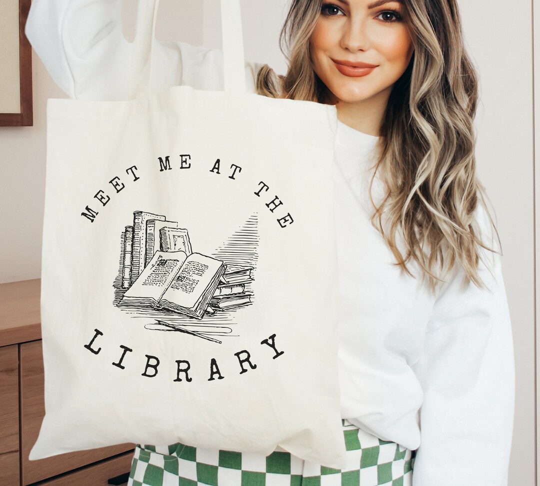 Book Tote Bag Tote Bag Aesthetic Cute Tote Bag Canvas Tote Bag Linen ...