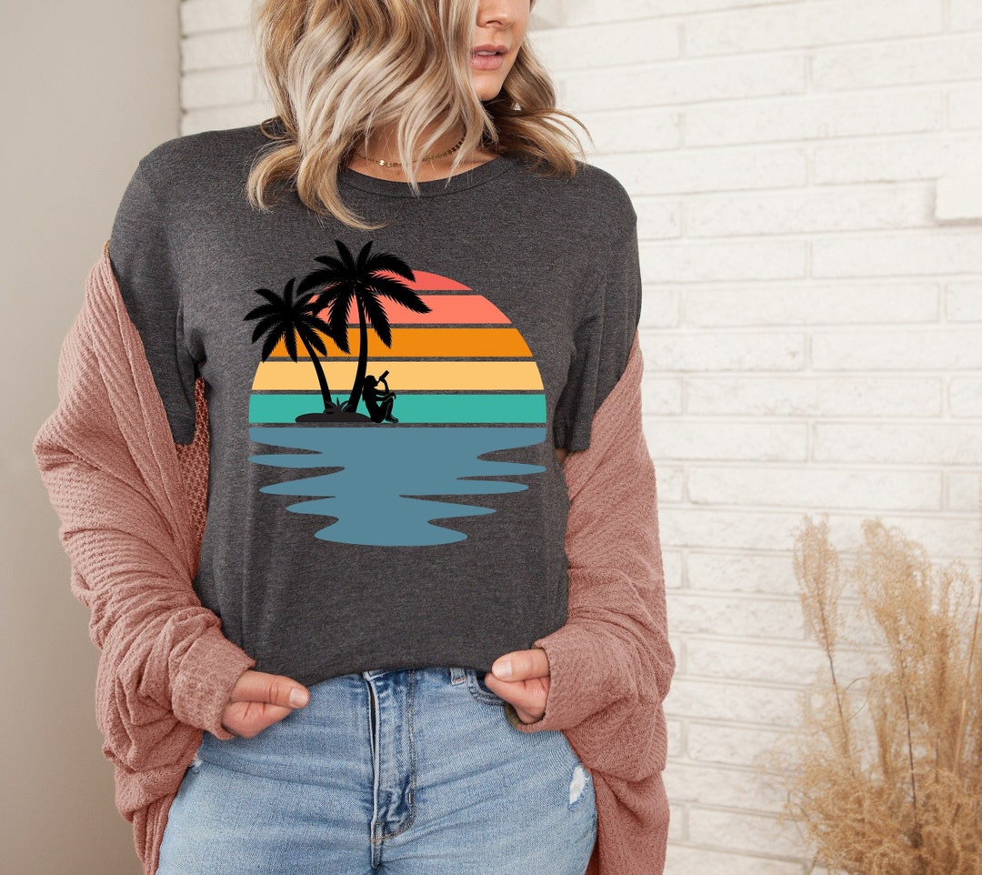 Retro Strand Shirt | Strand Urlaub Shirt | Reise T-Shirt | Vintage ...