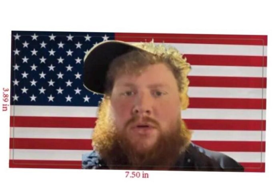 PREORDER Biggest Streamer Caseoh Large American Flag Bumper Sticker ...