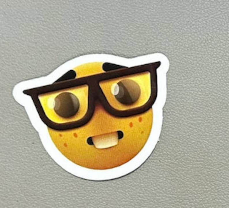 2 PACK Goofy Ass Emojis Laughing and Nerd Big Teeth Android - Etsy