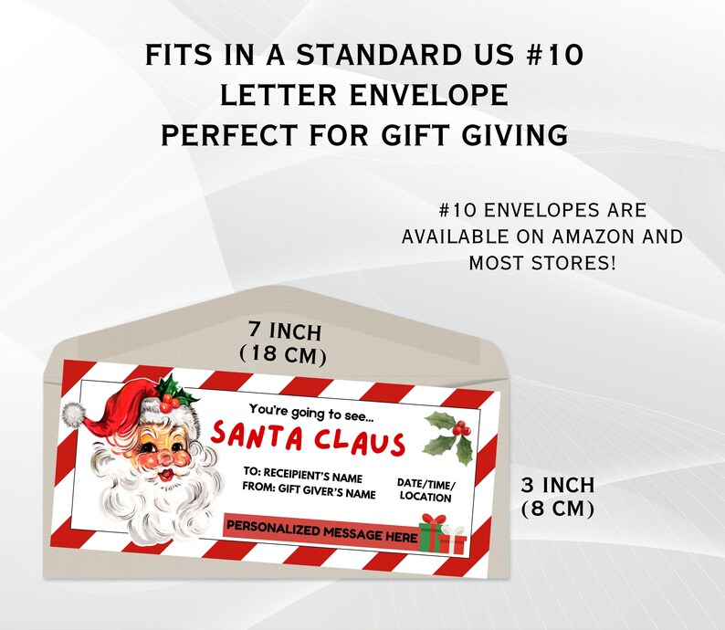 INSTANTLY EDIT Christmas Santa Coupon Voucher Gift Certificate ...