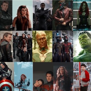 100 PCS Avengers Wall Collage Kit | Marvel Aesthetic Photo Collage ...
