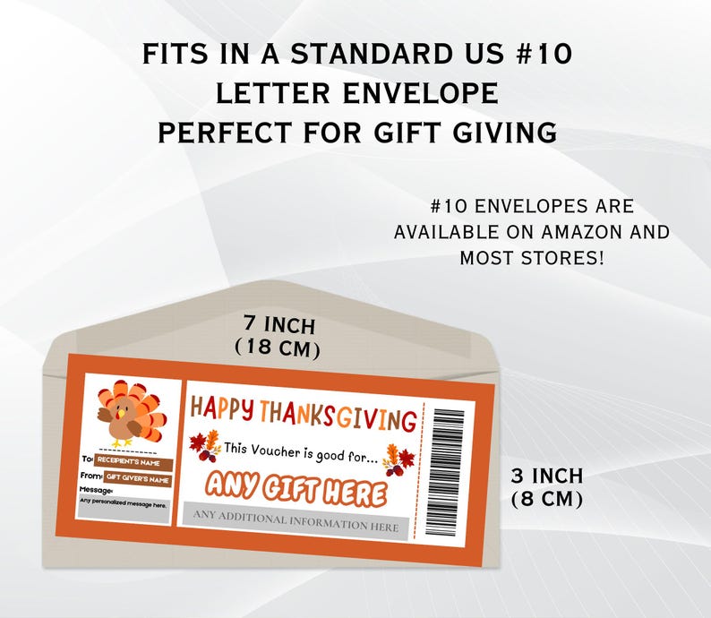 INSTANTLY EDIT Thanksgiving Turkey Coupon Voucher Gift Certificate ...