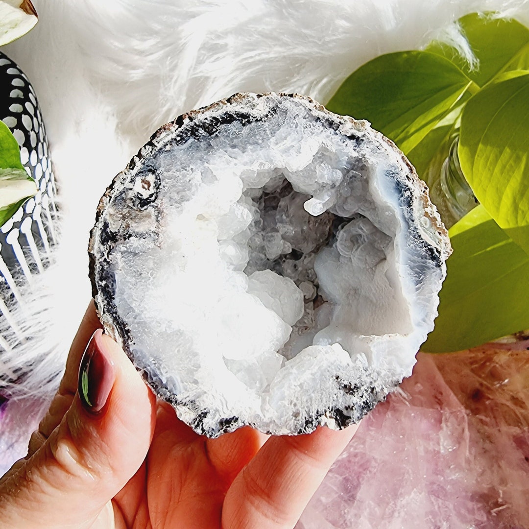 Mexico Agate Geode, Druzy Agate Crystal Geode, Raw Agate Geodes ...