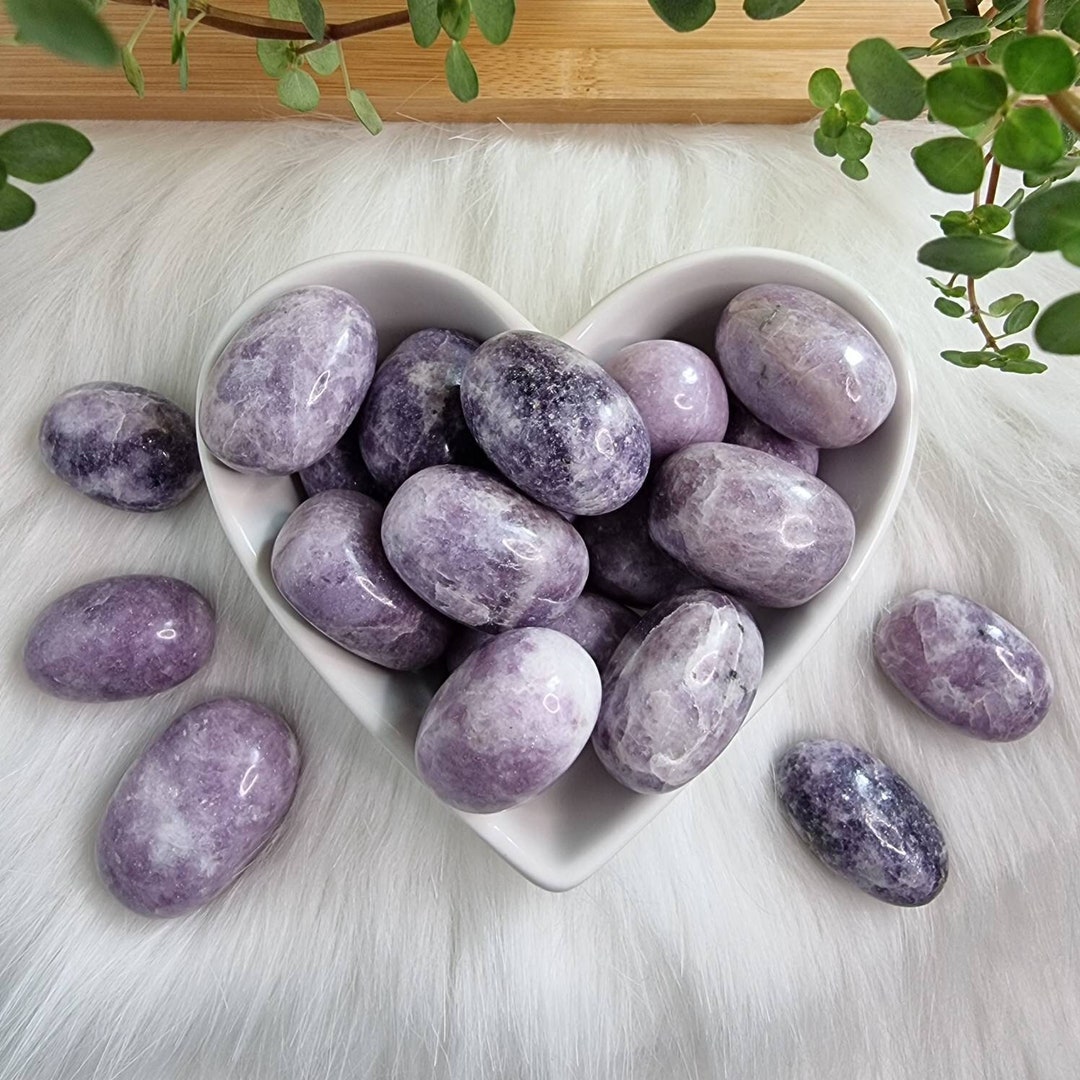 Lepidolite Tumble Stones / Natural Lepidolite / Emotional Healer ...