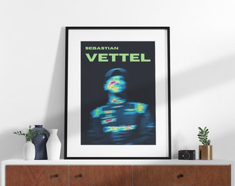 Sebastian Vettel Poster - Etsy