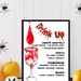 HALLOWEEN - Bar Menu - Drink Menu - Blood - TEMPLATE - Editable ...