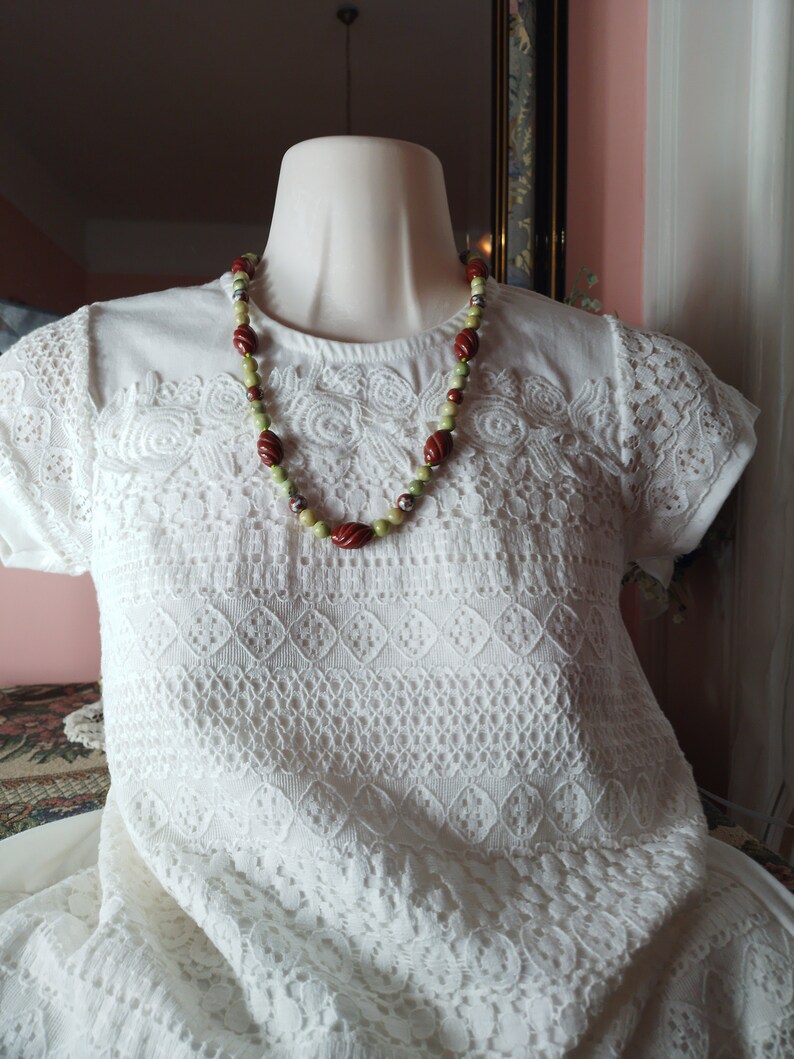 Vintage 1920s Style Carved Red Agate Chrysoprase and Red - Etsy