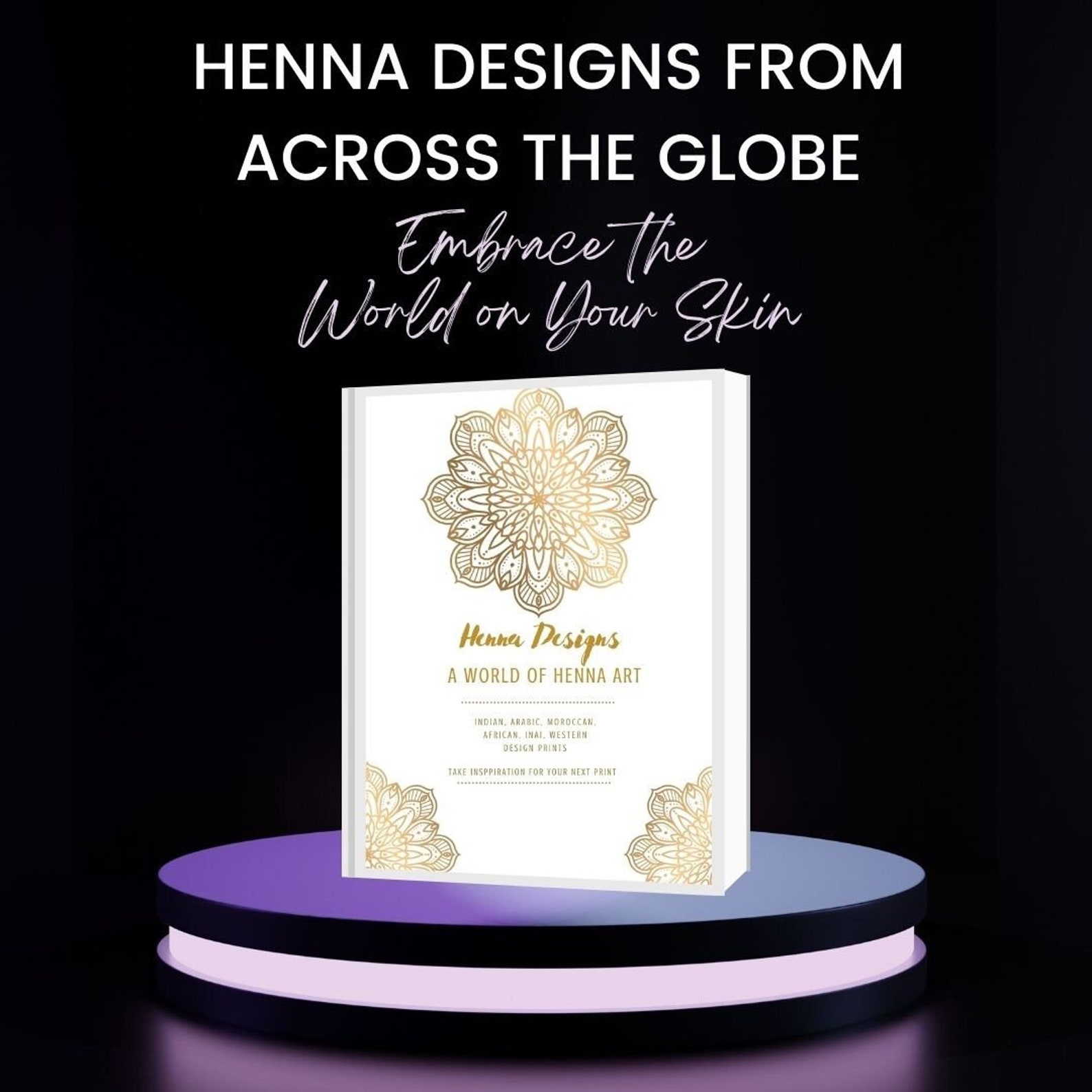 Henna Tattoo Art Coloring Book | Henna Coloring Ebook | Henna Book ...