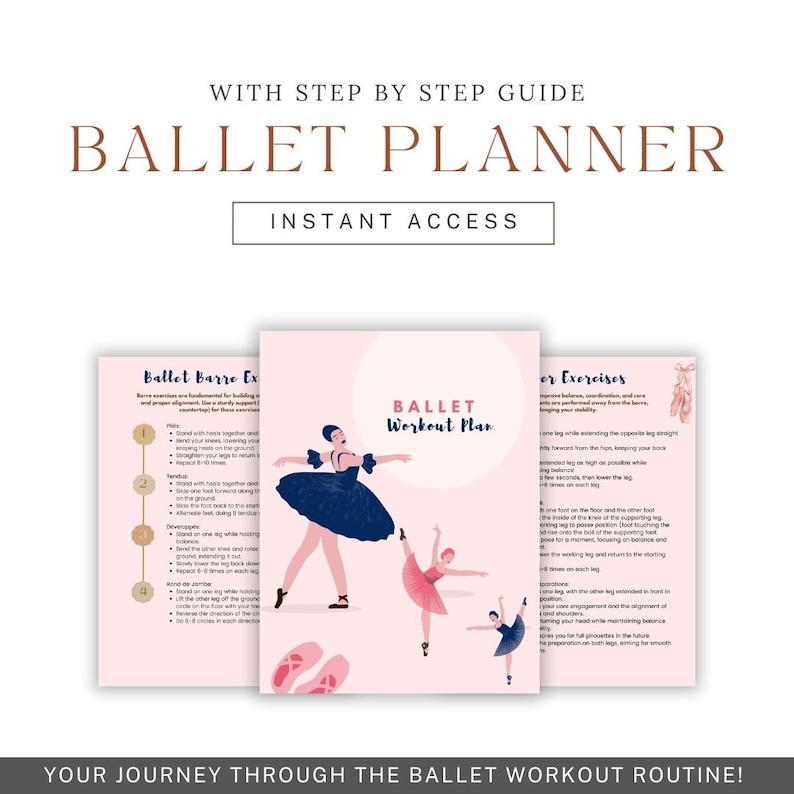Ballet Workout Planner | Barre Fitness Guide | Ballet-inspired ...