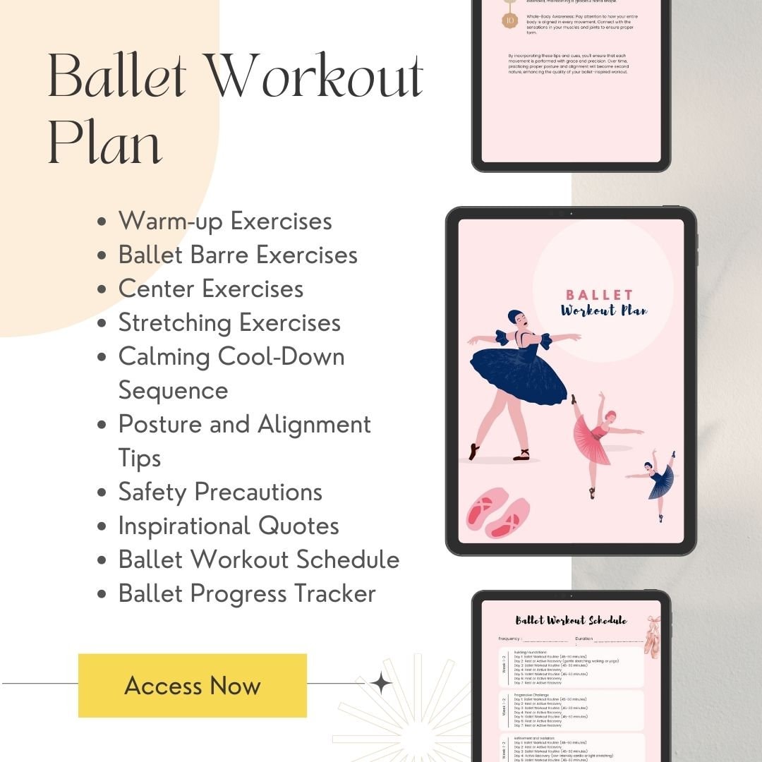 Ballet Workout Planner | Barre Fitness Guide | Ballet-inspired ...