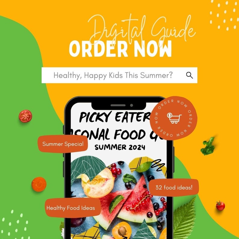 Kids Food Guide Summer 2024 - Digital Download, Healthy Eating, Food ...