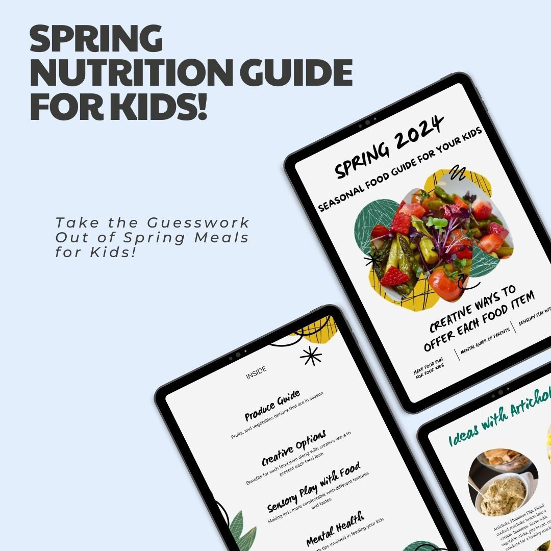 Kids Food Guide Spring 2024 - Digital Download, Healthy Eating, Food ...