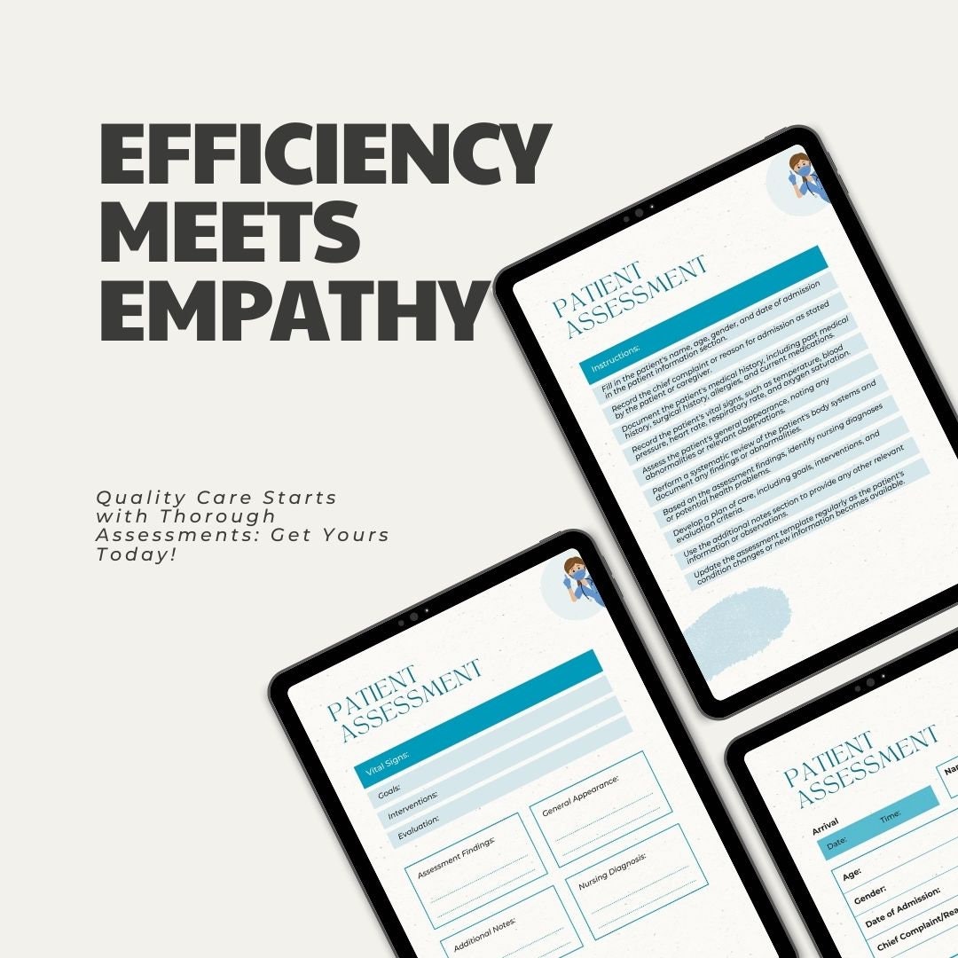 Patient Assessment Form | Patient Assessment Template | Patient ...