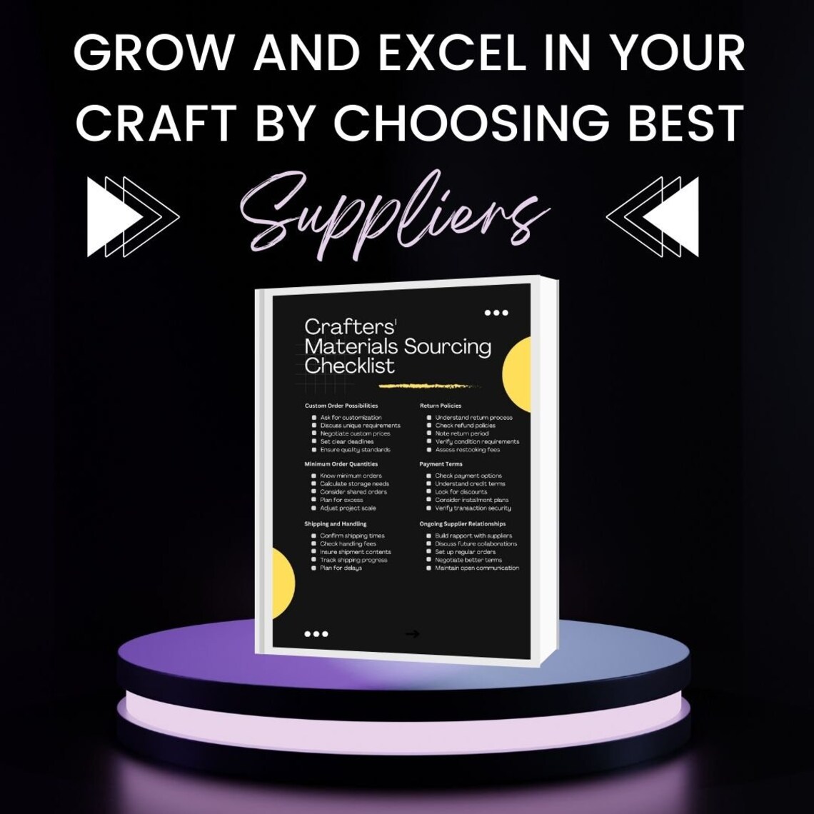 Navigate, Source, Create: Crafter’s Materials Sourcing Checklist ...