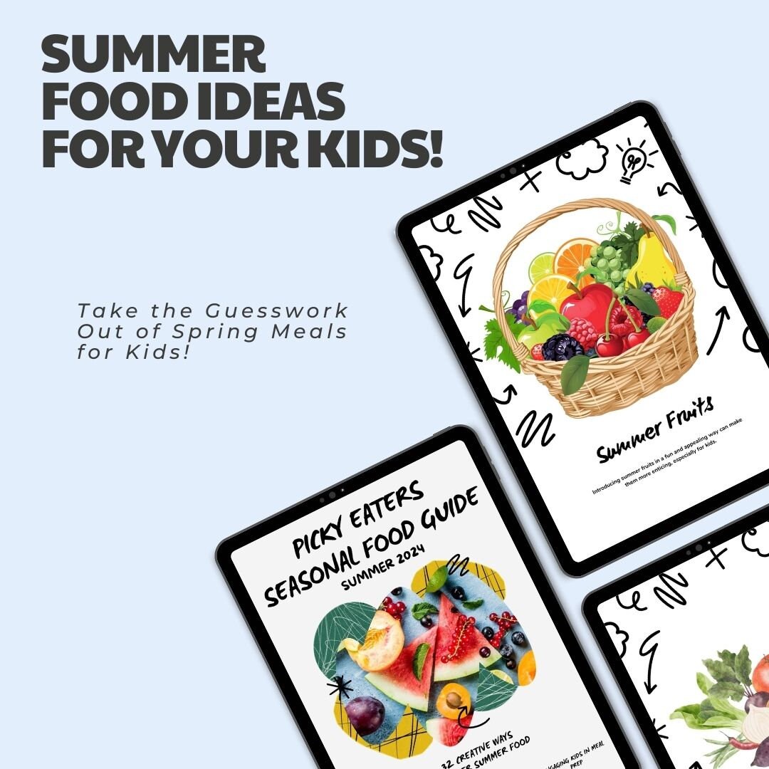 Kids Food Guide Summer 2024 - Digital Download, Healthy Eating, Food ...
