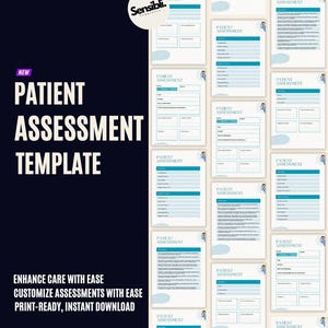 Patient Assessment Form | Patient Assessment Template | Patient ...