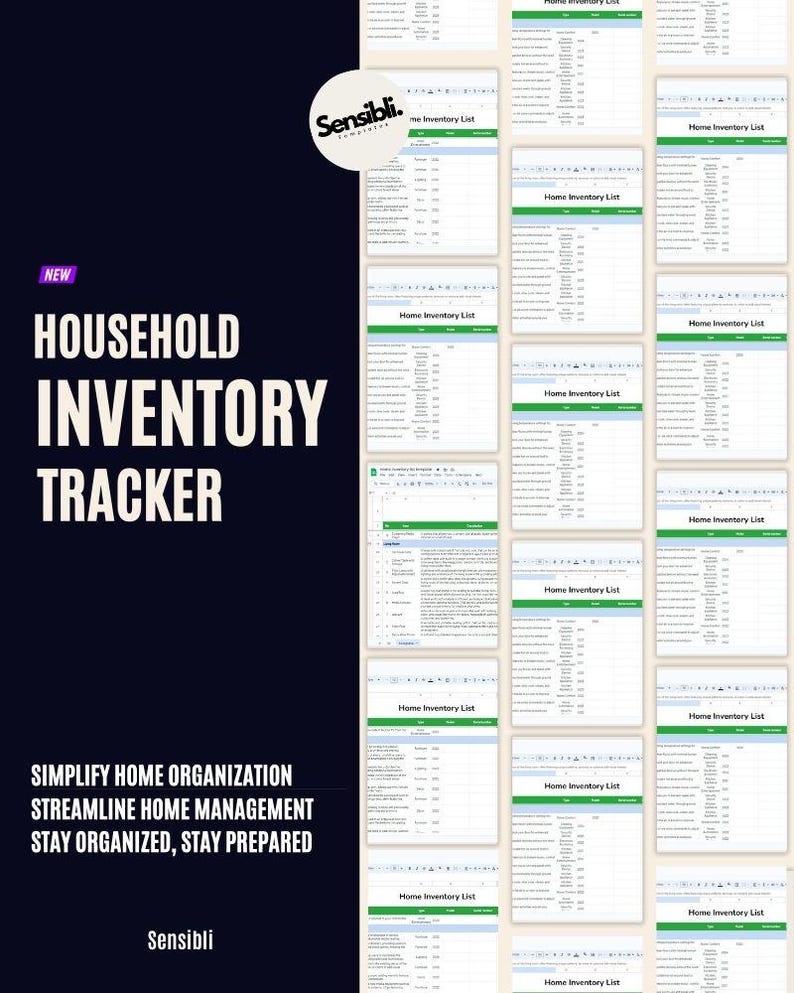 Home Inventory List Template, Custom Template, Google Docs Template ...
