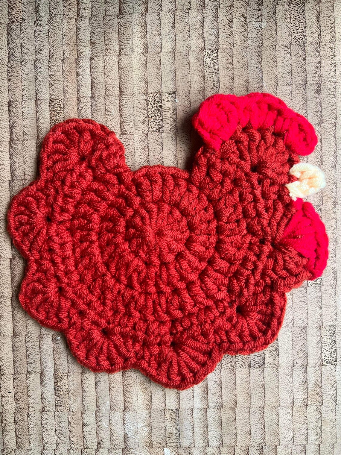 Step by Step Pictorial Guide - Chicken Coaster Crochet Pattern - Etsy