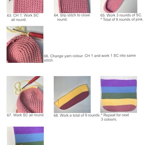 Step by Step Visual Guide to Crochet A Mosu Bag | Japanese Knot Bag ...