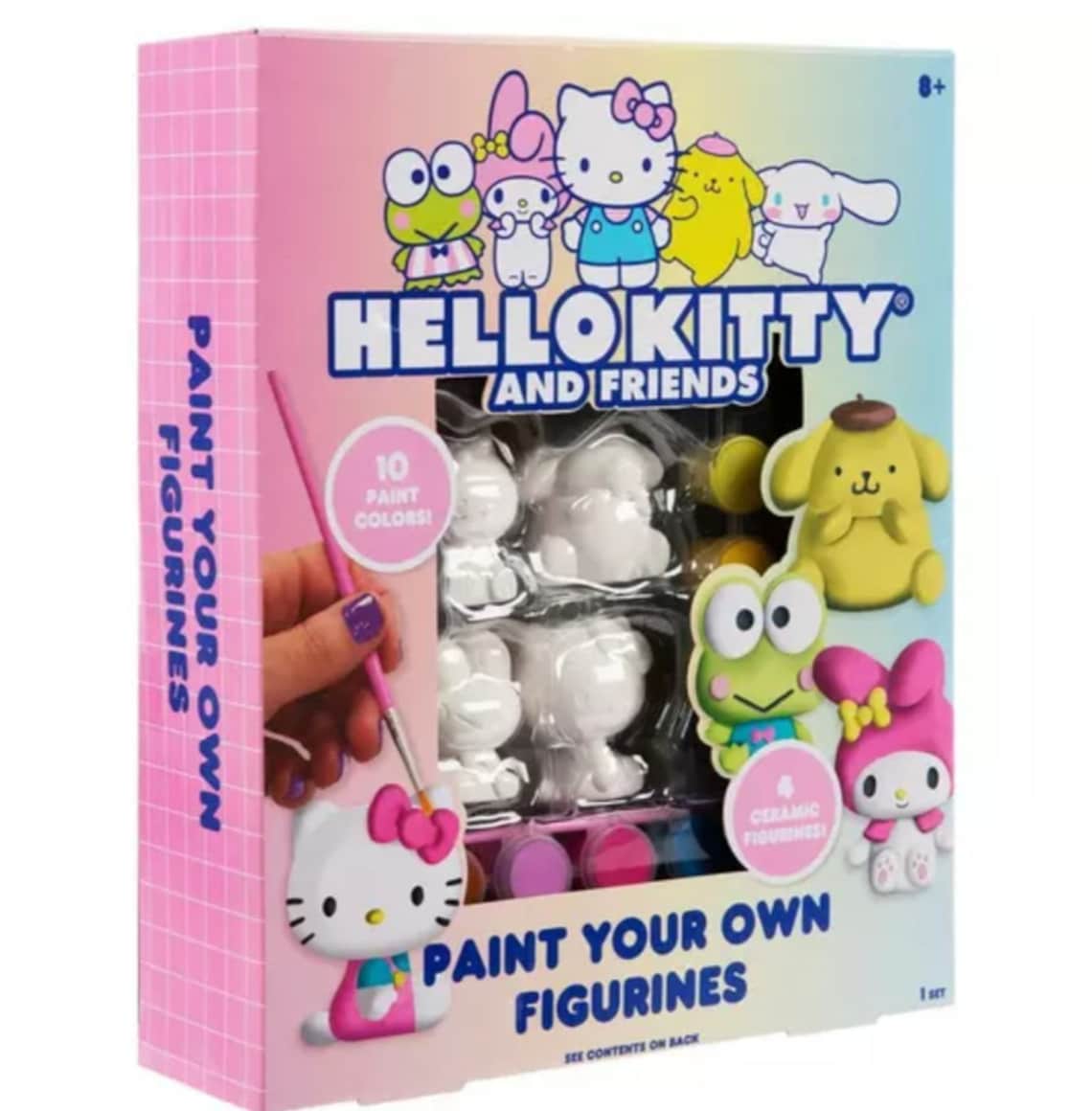 Hello Kitty Paint Your Own Figurine Kit - Etsy