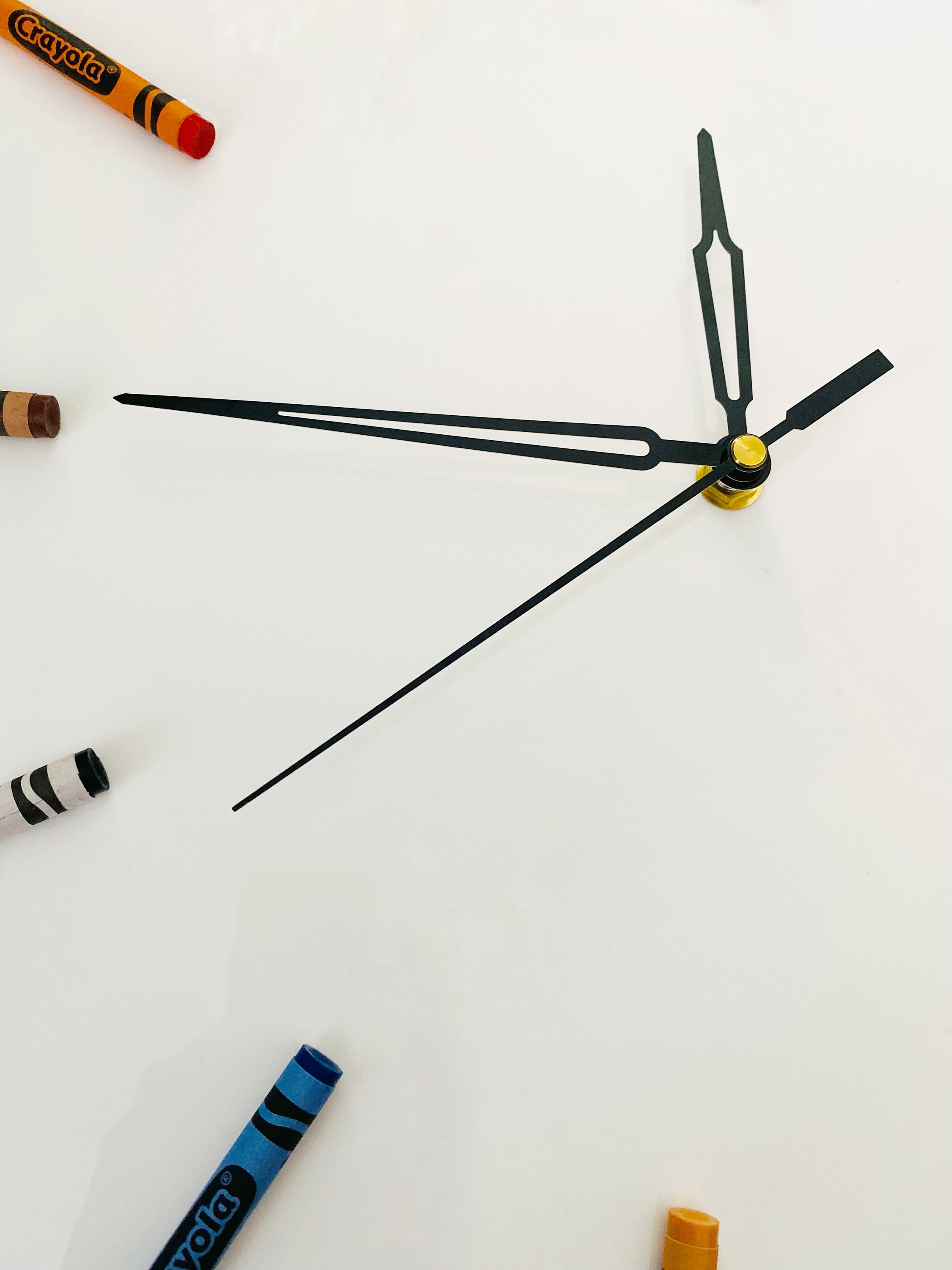 Classroom Clock, Crayon Clock, Kids Wall Clock, Gift for Teacher ...