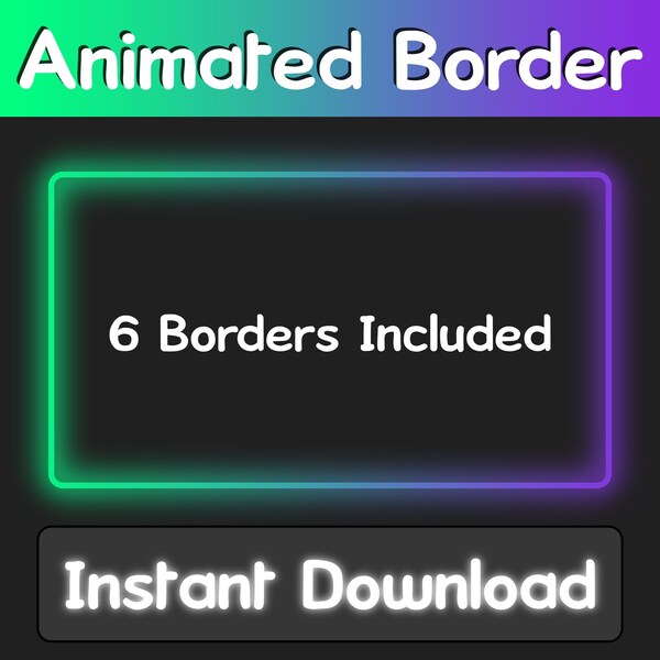 Green Twitch Overlay - Etsy