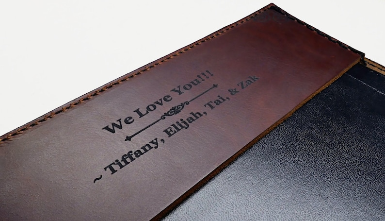 Custom Real Leather BIBLE Cover Made in USA - Etsy